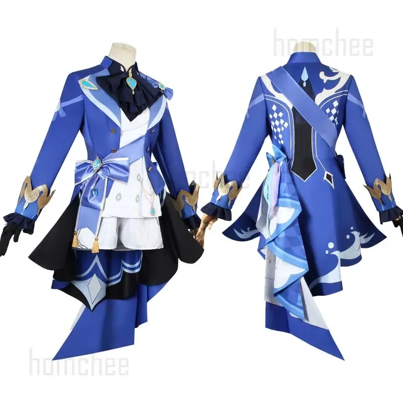 Focalors Cosplay Costume Genshin Impact Cosplay Focalors Uniform With ...