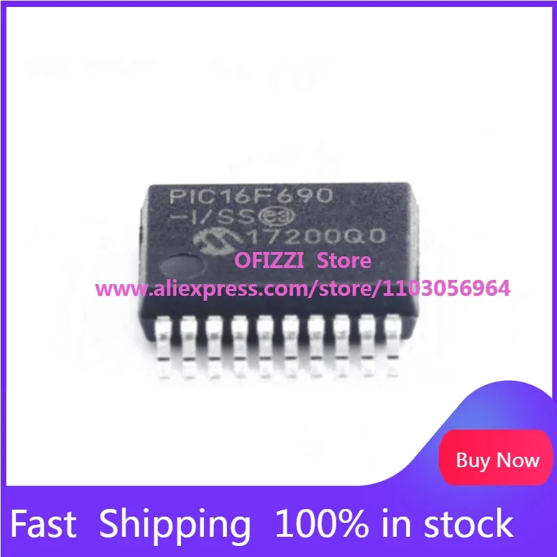 10-1000PCS-LOT-PIC16F690T-I-SS-SSOP-20-Silkscreen-PIC16F690-Chip-IC-New-Original.jpg