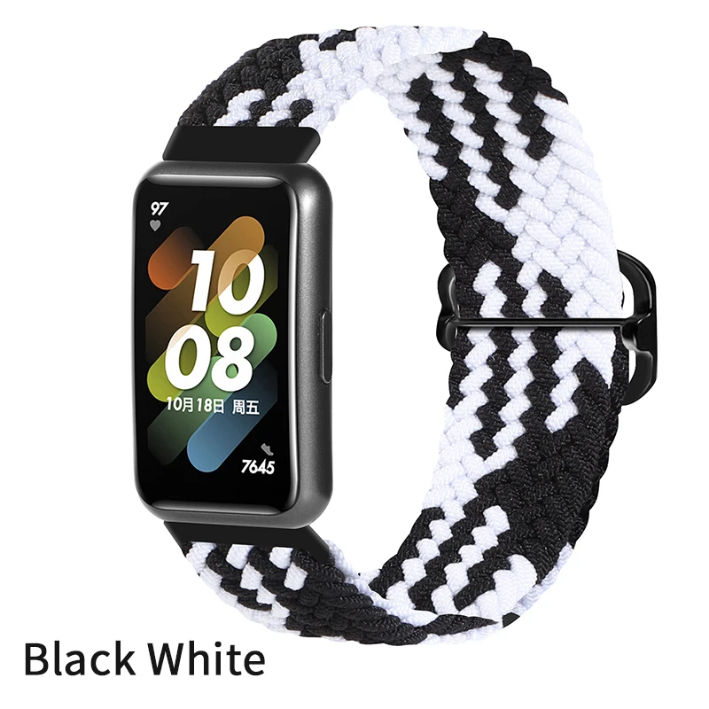 Ремешок для Huawei Band 7 нейлоновый плетеный | AliExpress