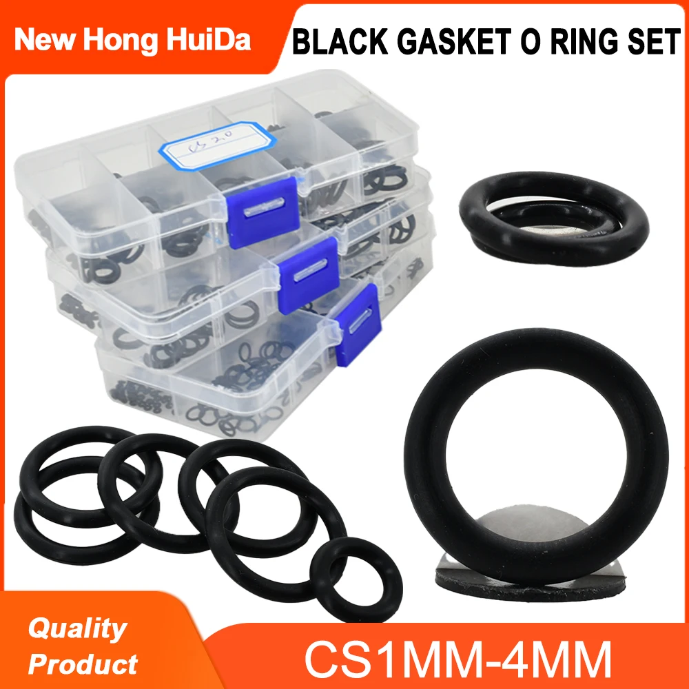 O-Ring-Set-CS1MM-4MM-NBR-Faucet-Black-Gasket-Seal-Nitrile-Rubber-High ...