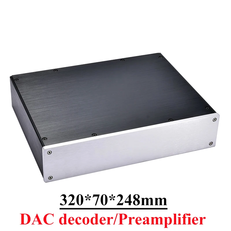 320-70-248mm-All-Aluminum-Headphone-Amplifier-Chassis-Case-Preamplifier ...