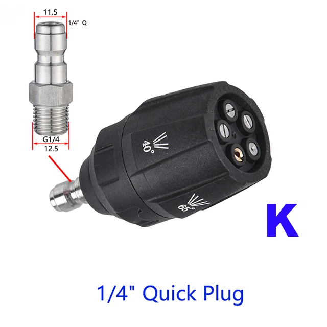 High pressure nozzle Car Washer Gun Quick Jet Tips Washer nozzles For ...