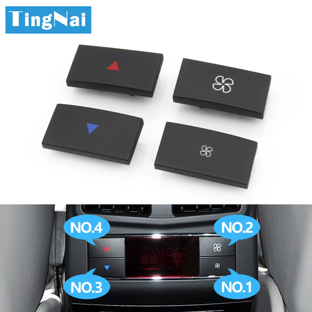 Rear-Air-Conditioner-AC-Volume-Climate-Control-Button-keys-For-Mercedes ...