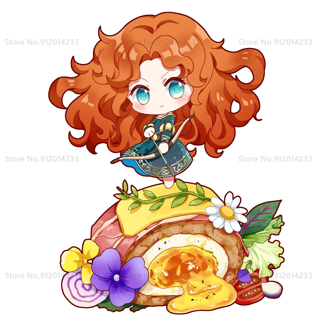 Disney Princess Chibi Brave