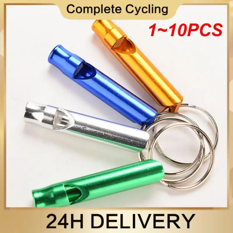 1-10PCS-Whistles-Multifunction-Edc-Multifunction-Whistle-Keychain-Small ...