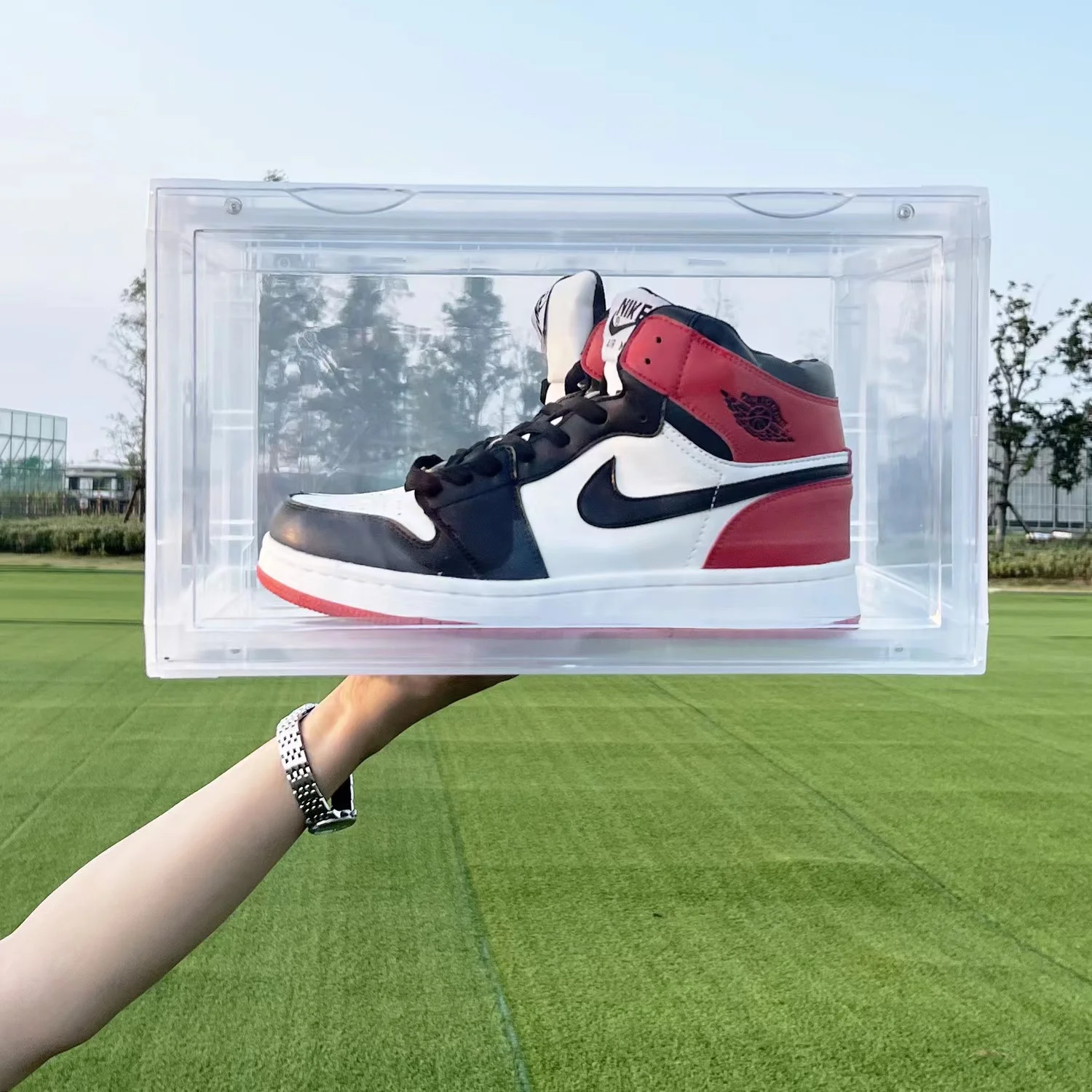 Acrylic Shoebox Storage Organizer | Transparent Shoe Box Organizer ...