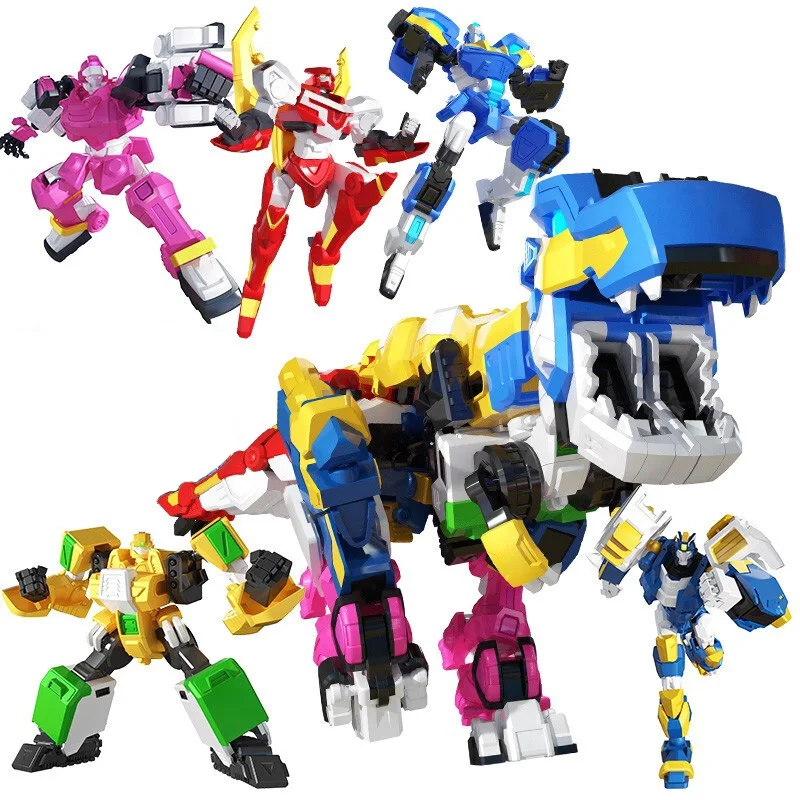 5-IN-1-Mini-Force-2-Super-Gino-Power-Transformation-Robot-Toys-Action ...