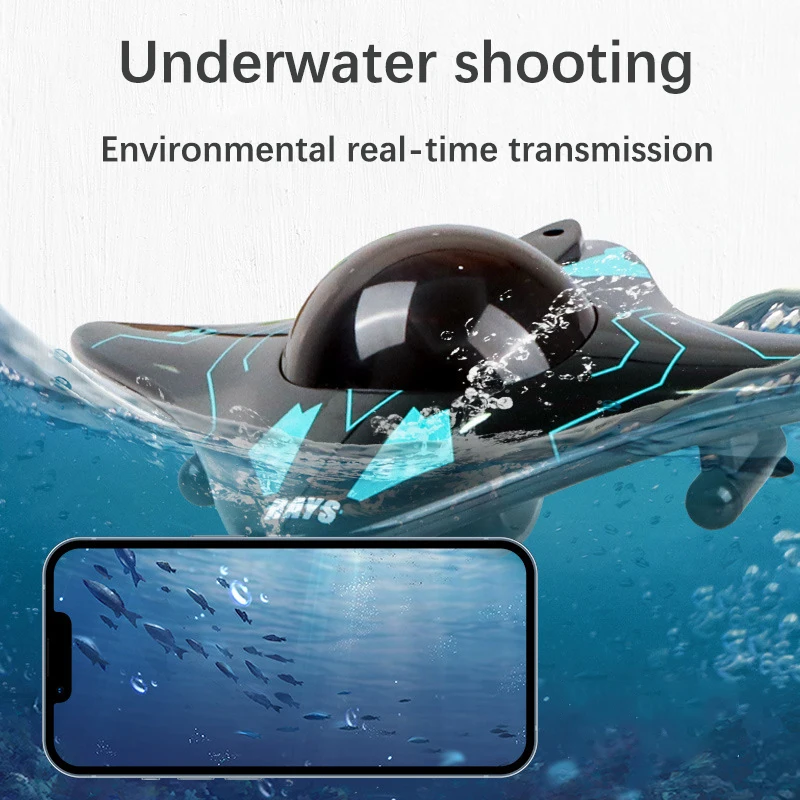 Rc-Boat-with-Camera-6Ch-Bionic-Devilfish-Mini-Wifi-App-Real-Time-Remote ...