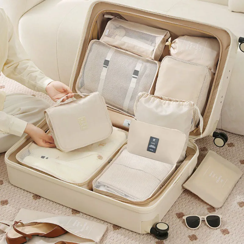 11PCS/Set Travel Storage Bags Luggage Suitcase Clothes Packing Cubes ...