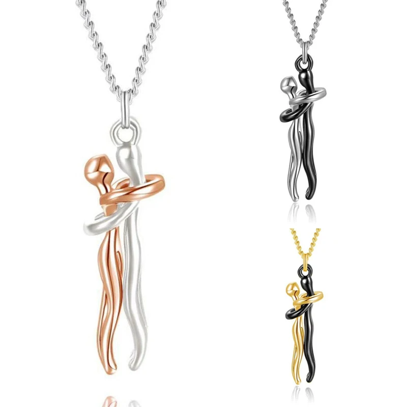 Couple-Hug-Necklace-Lovers-Hugging-Pendant-Valentine-s-Day-Couple-Gift ...