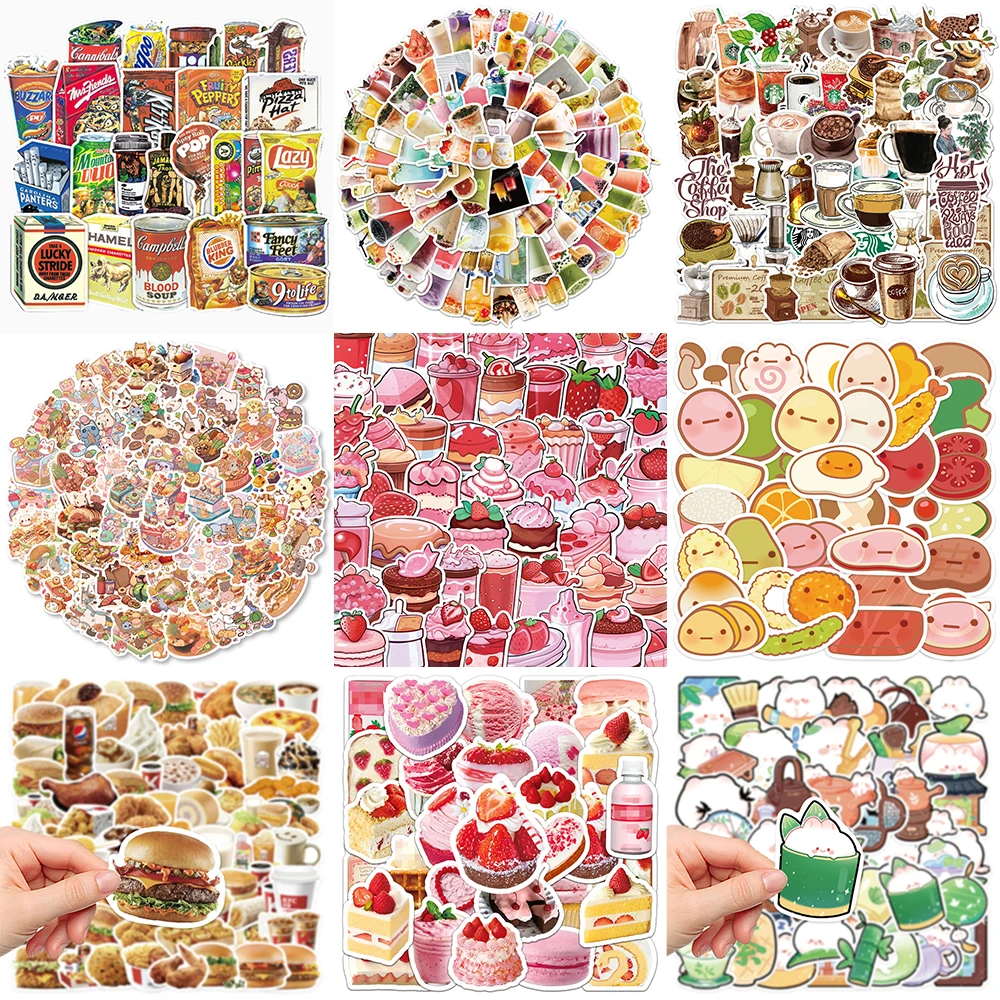 10-30-50PCS-Snakes-Drinks-Sticker-Series-Milk-Tea-Fruit-Tea-Graffiti ...