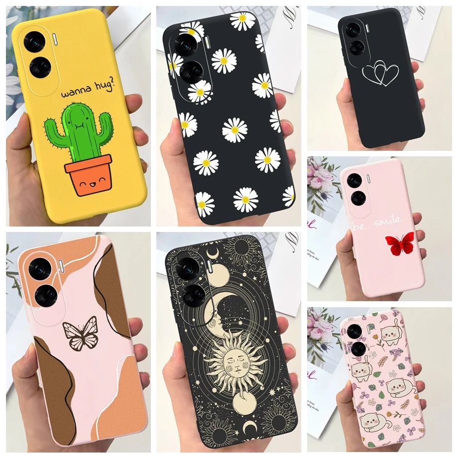 Candy Color Phone Case For Honor 90 Lite CRT-NX1 Case 6.7" 2023 New ...