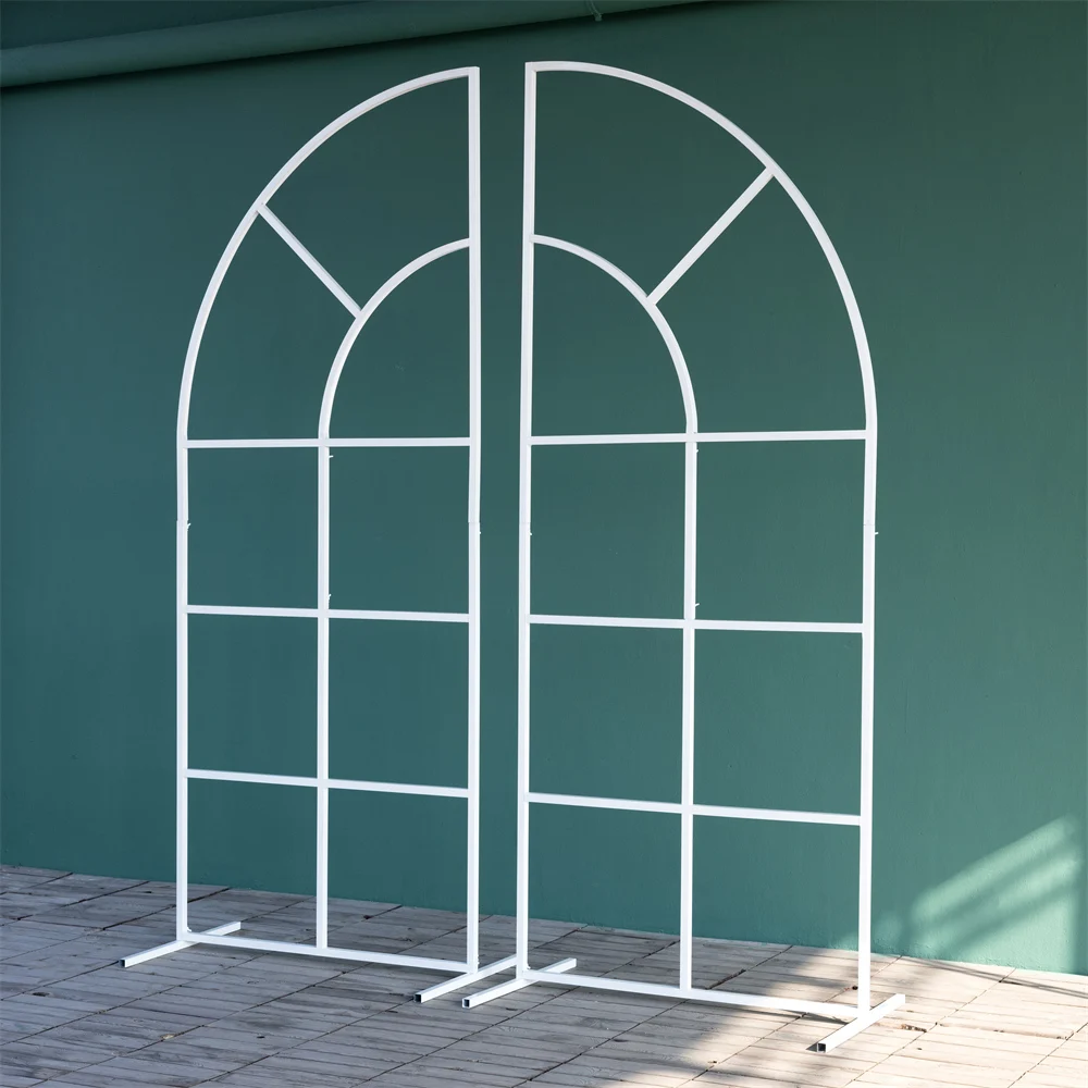 Wedding Backdrop Iron Arch, Window Style, Metal Stand, Party Event ...