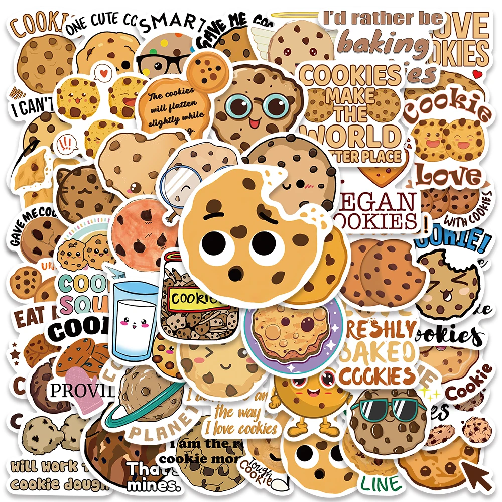 10-50PCS-Cartoon-Sweet-Cookies-Stickers-for-Dessert-Mini-Diary-Stickers ...