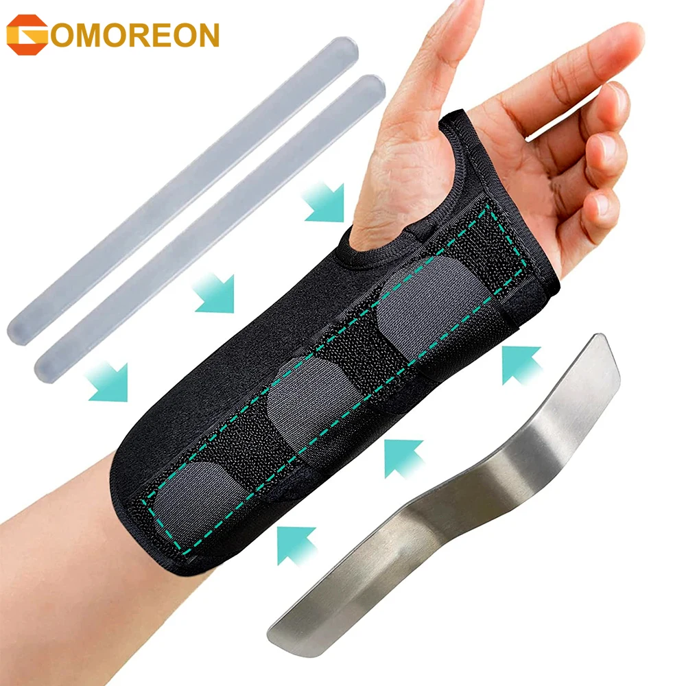 GOMOREON-1Pcs-Wrist-Brace-for-Carpal-Tunnel-Wrist-Splint-Great-for ...