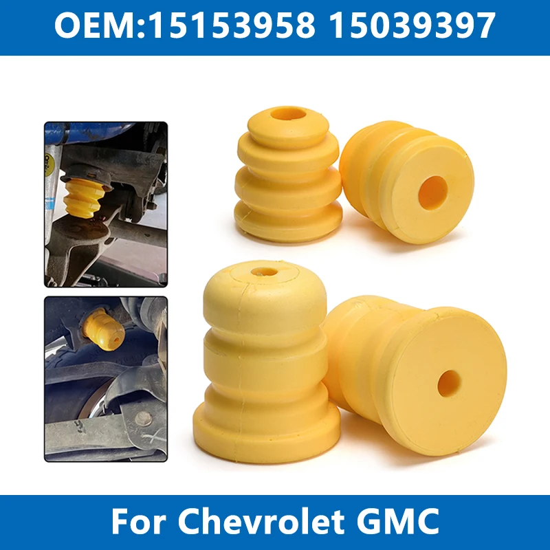 쉐보레 GMC용 전면 후면 충격 흡수 장치, 범퍼 정지, 자동차 서스펜션 컨트롤 암, 범퍼 버퍼링 블록, 15153958 ...