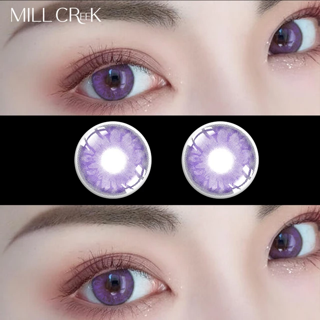 Bright Purple Contacts