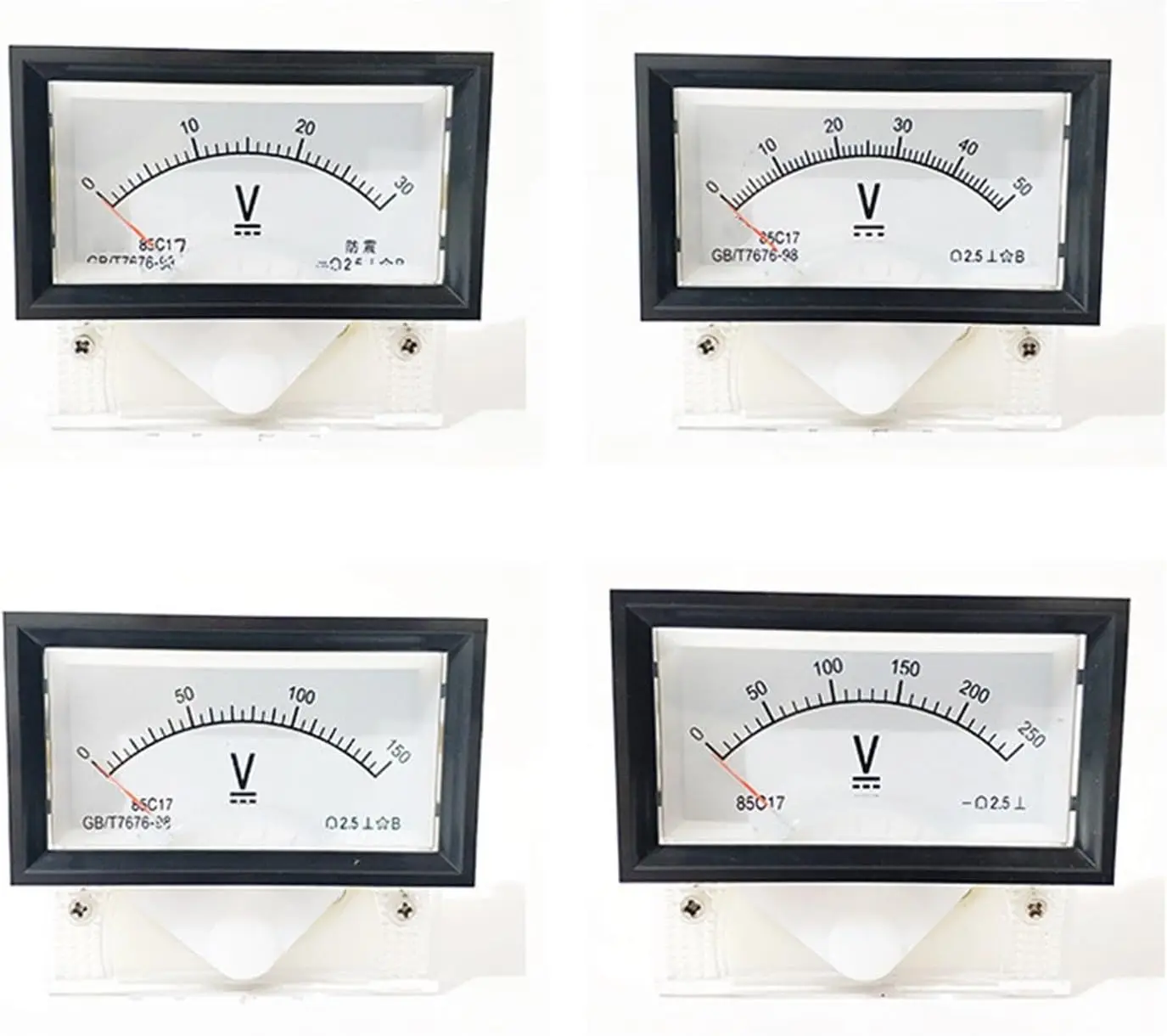 85C17-Pointer-type-DC-voltmeter-5V10V20V30V50V100V500V-Voltage-Panel ...
