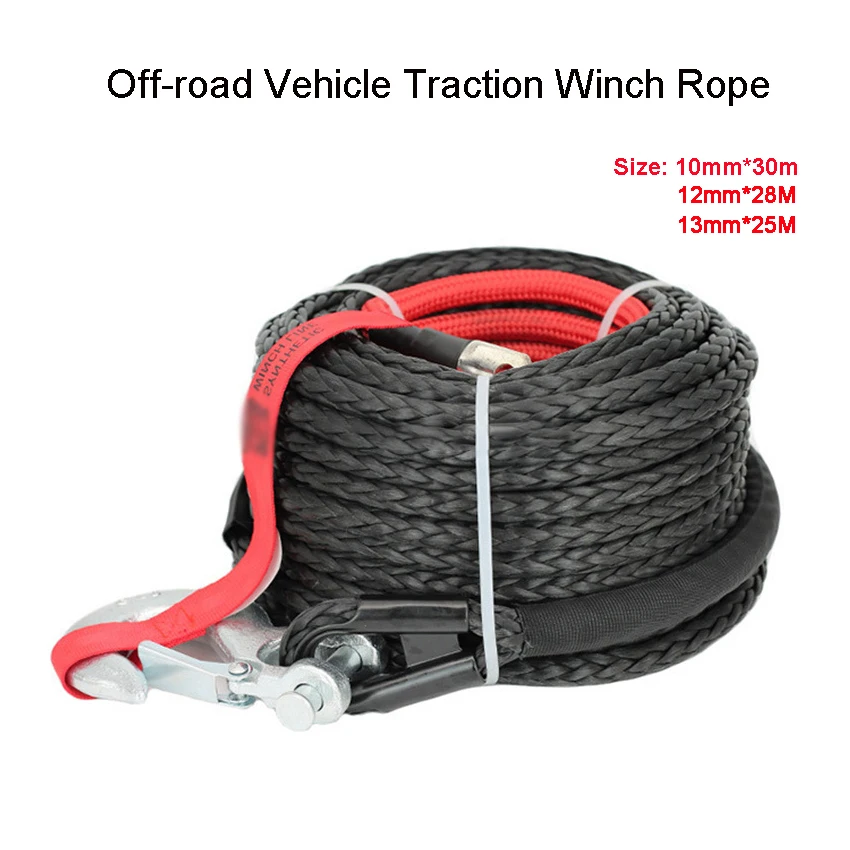 10mm*30m Multicolor Winch Line, Towing Rope, Polymer Synthetic Fiber ...