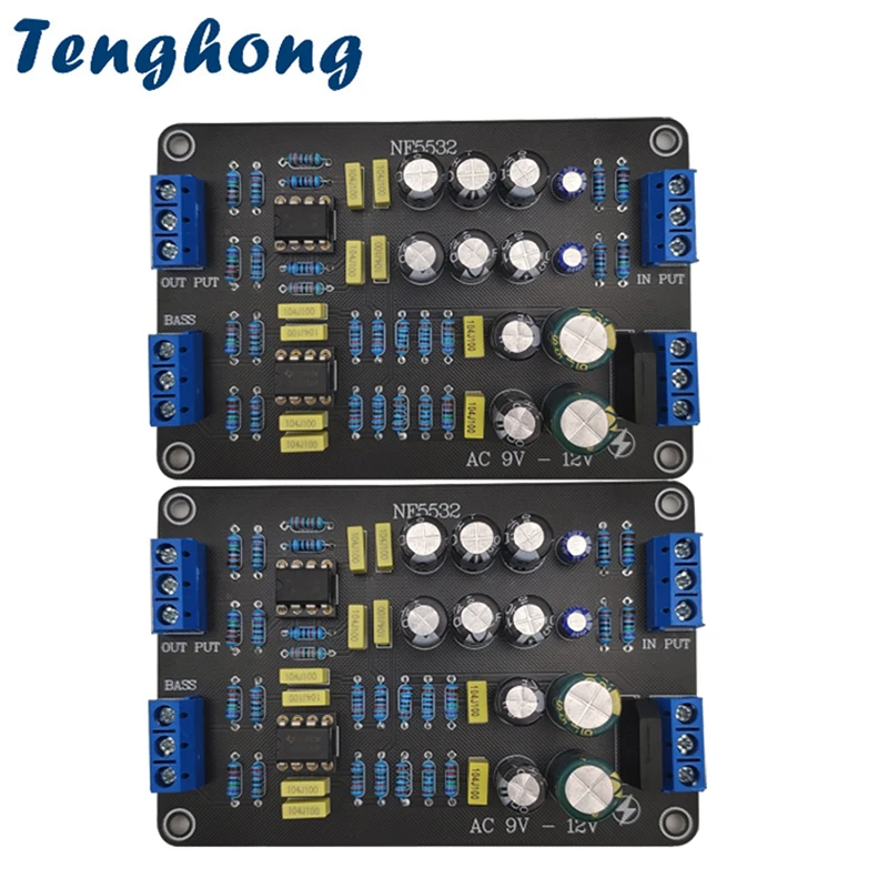 Tenghong-2pcs-2-Way-160Hz-Subwoofer-Electronic-Active-Crossover-NE5532 ...