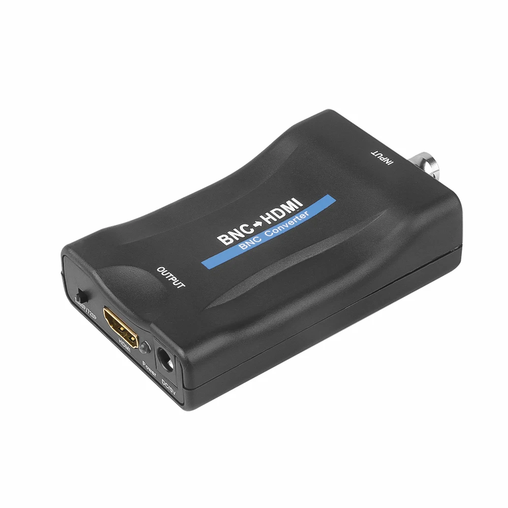 BNC to HDMI 컨버터 어댑터, PAL/NTSC 호환, 720P 1080P 멀티미디어 HD 비디오 보안 카메라 DVR 감시 ...