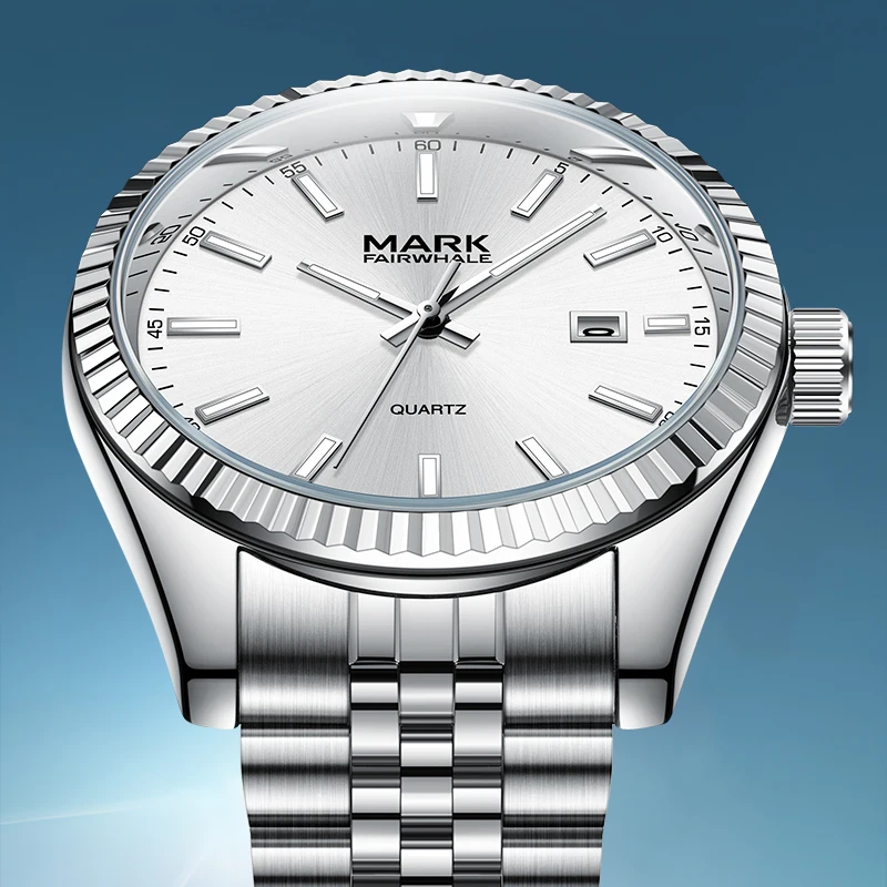 Mark Fairwhale Watches Mens Luxury Watch With Calendar Display Dial ...