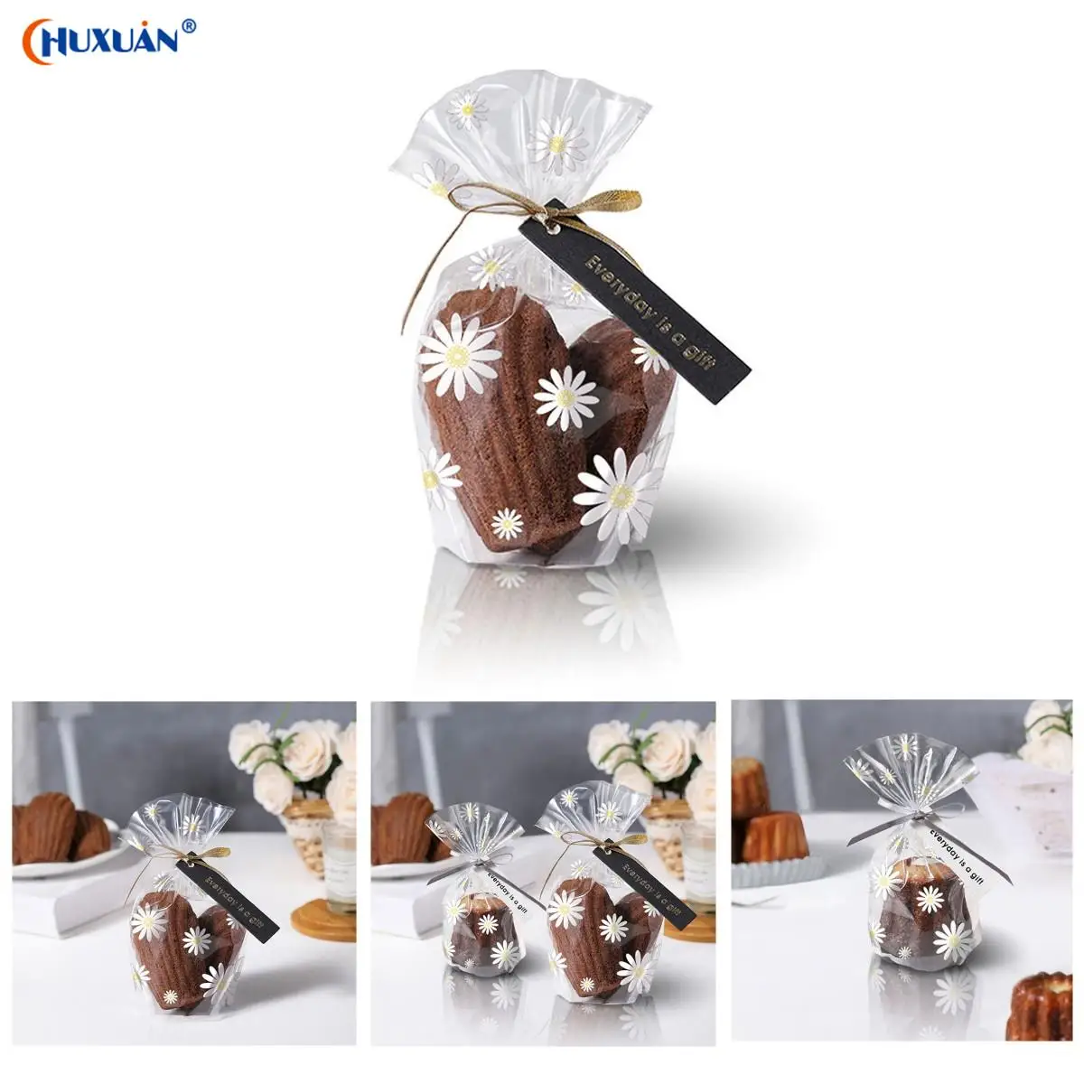 Candy Packages Transparent | Packaging Bag Cookie | Daisy Gift Bags ...