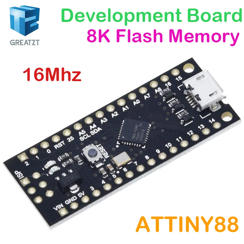 MH-Tiny-ATTINY88-Micro-Development-Board-16Mhz-Digispark-ATTINY85 ...