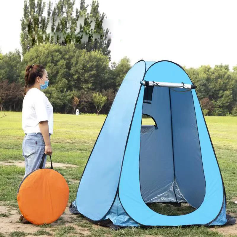 Camping-Thick-Waterproof-Coated-Silver-Automatic-Quick-open-Outdoor ...