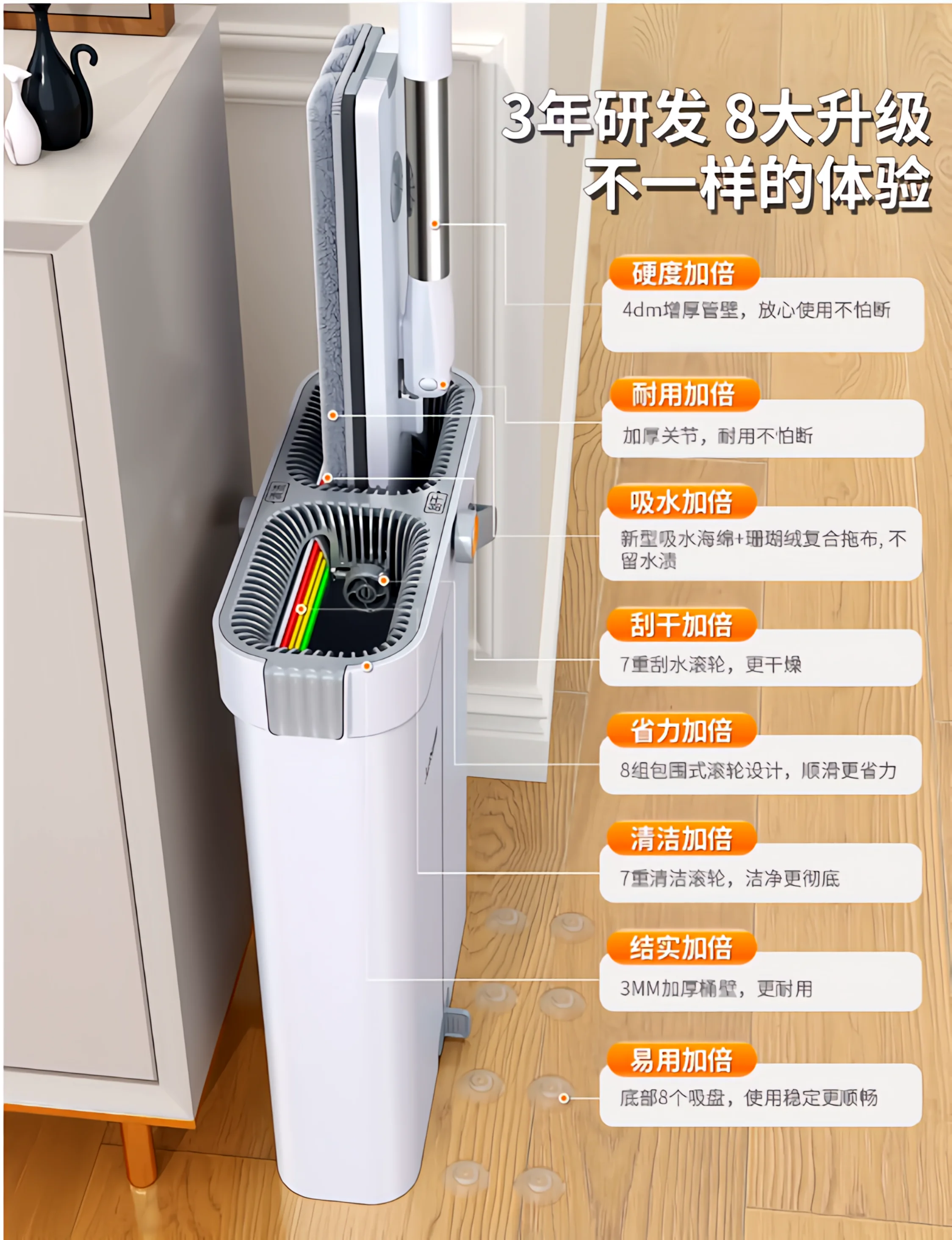 ultra-thin-but-large-capacity-Hand-clean-free-mop-Small-size-toilet ...