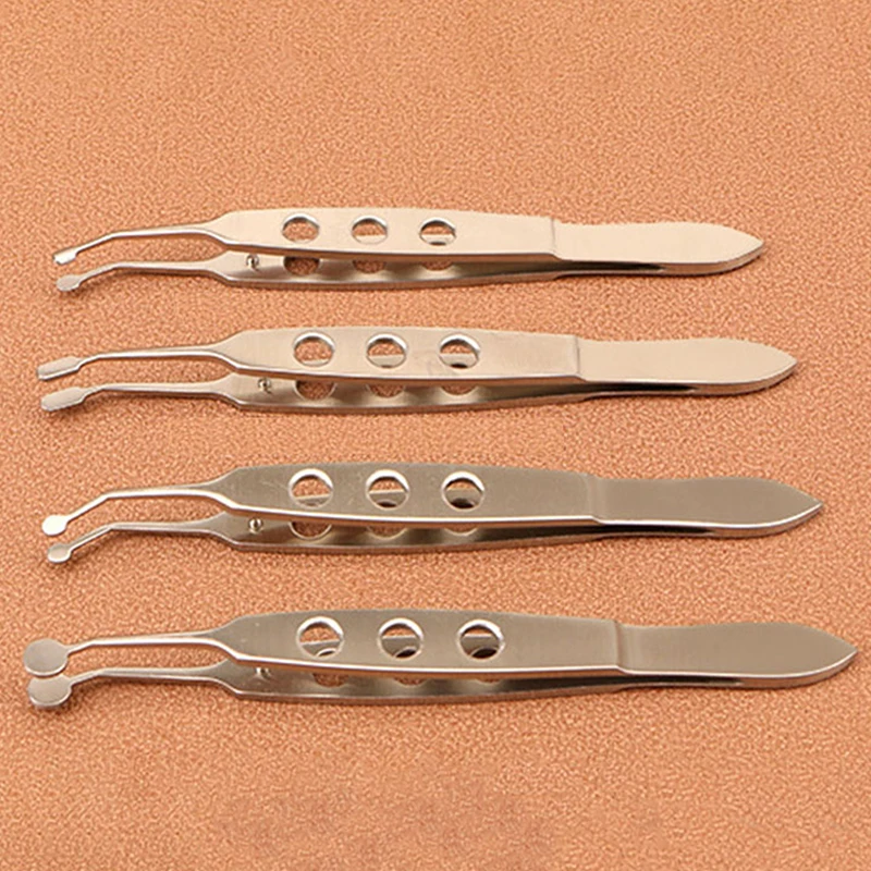 1PC Ophthalmic Tweezers Clamp Metal Palpebral Gland Massage Meibomian ...