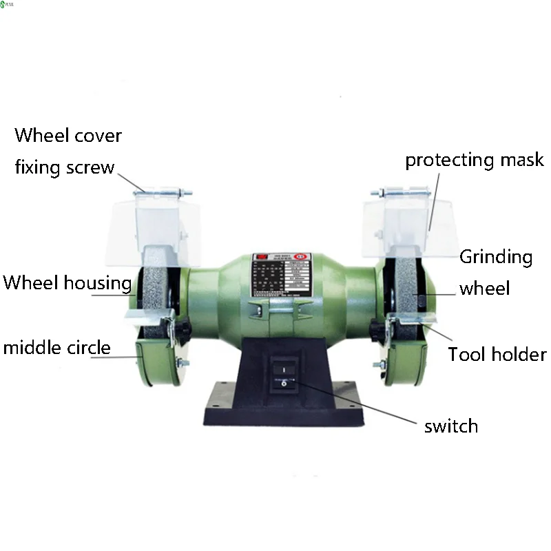 MQD3213-Multi-function-Bench-Grinder-Electric-Knife-Sharpener-5-inch ...