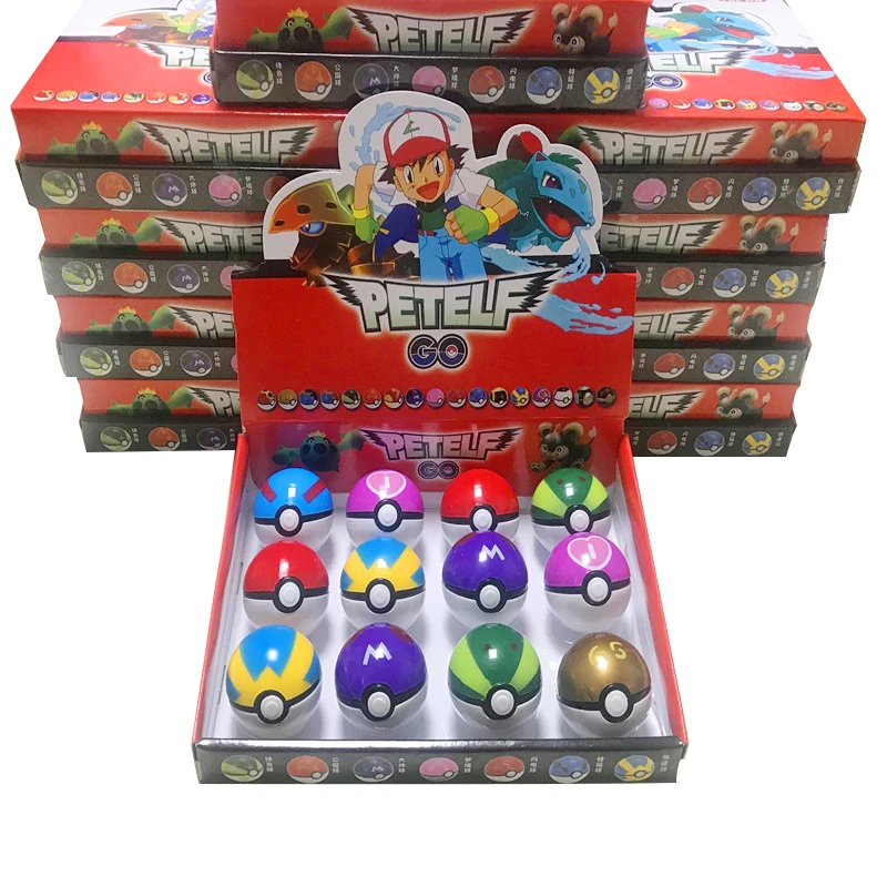 Original 12 Pcs Pokemon figure with card mini samll doll Pikachu Action ...