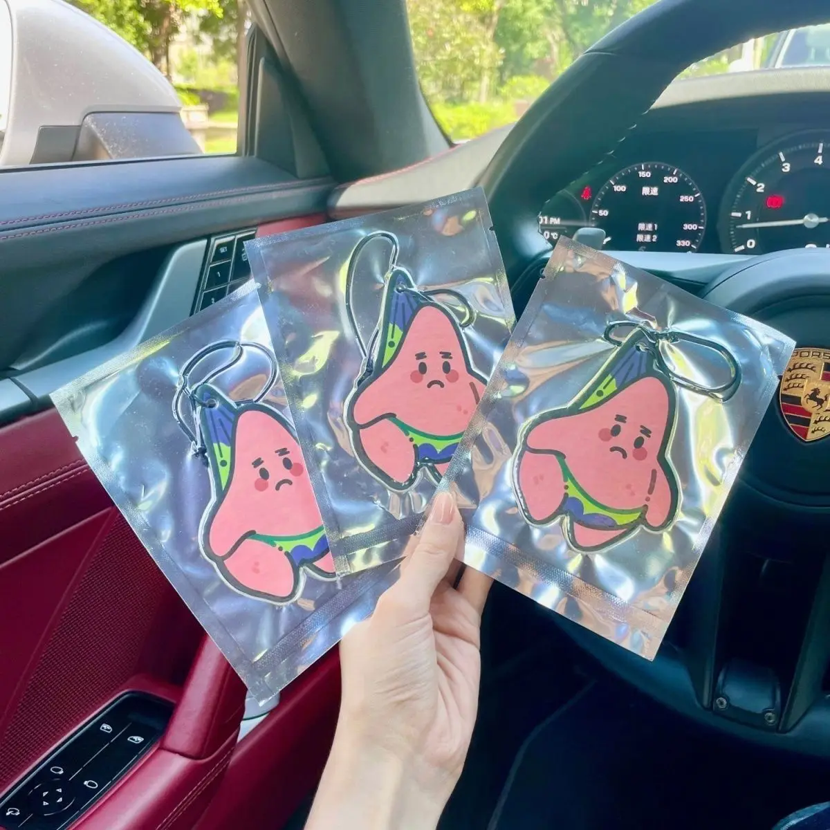 3-PCS-Cute-Man-Cartoon-Good-Smell-Hanging-Car-Perfume-Auto-Scent ...