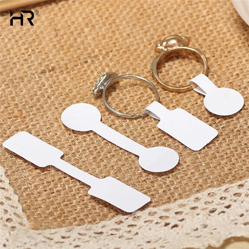 100/50pcs/bag Blank Paper Price Tags Stickers For Craft Necklace Ring ...