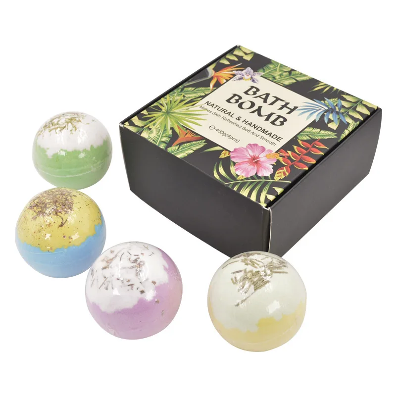 4Pcs-Set-Bath-Bomb-Gift-Set-Bath-Salt-Balls-Essential-Oil-Bath-Bombs ...