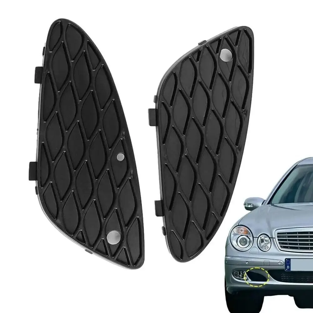 Front-bumper-grille-fog-lamp-cover-For-Mercedes-Benz-E-Class-W211-2002 ...