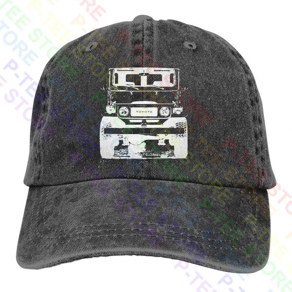 Toyota Fj40 Land Cruiser 40 Washed Denim Baseball Cap Trucker Hats ...