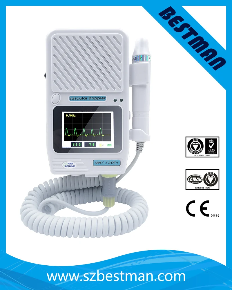 BESTMAN Vasuclar Blood Doppler Detector, Blood Velocity Flow Speed With ...