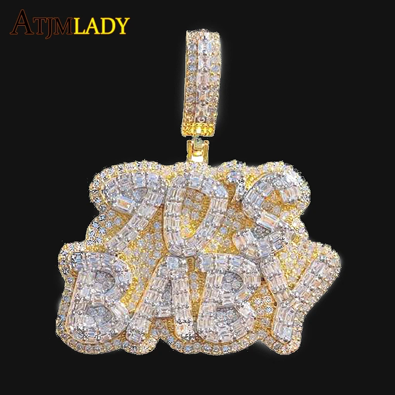 New Iced Out CZ Limited Edition 90'S Baby Pendant - munimoro.gob.pe
