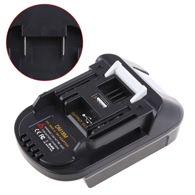 High-Quality-Black-Battery-Adapter-Dock-Power-Connector-DM18M-for ...