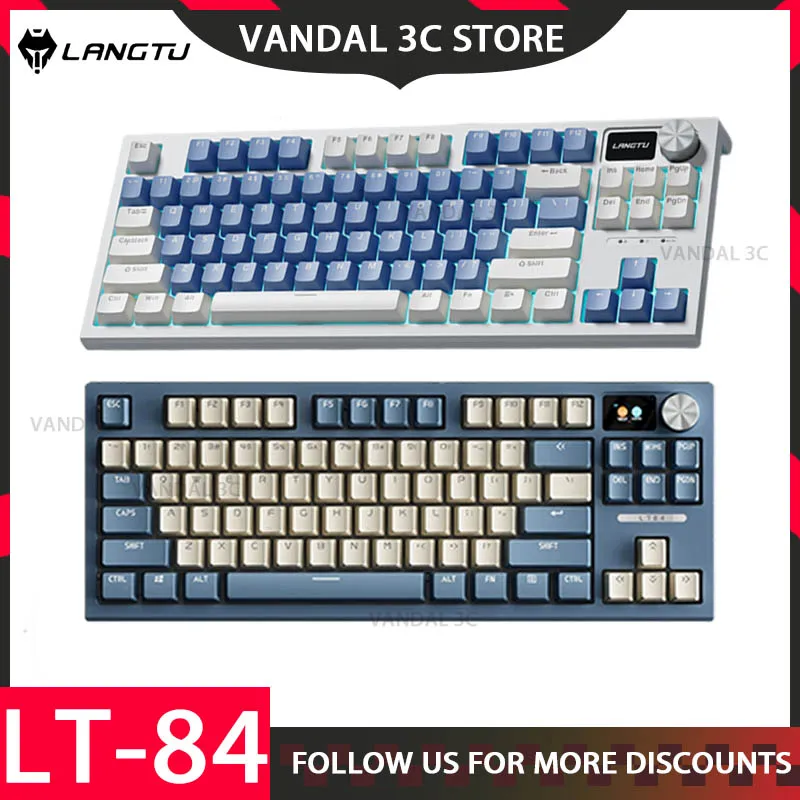 Langtu-Lt84-Mechanical-Keyboard-Customization-Rgb-Backlit-84-Keys ...