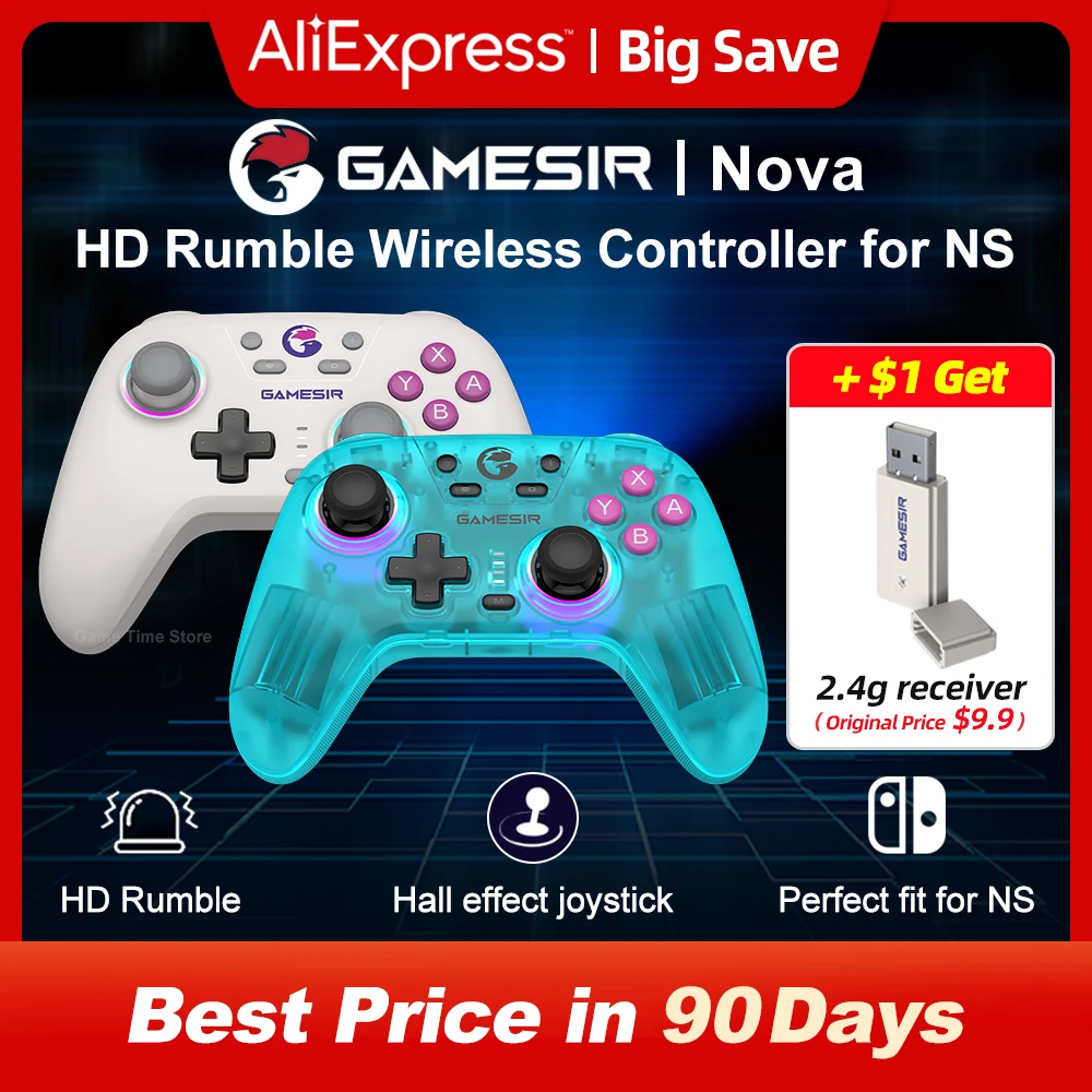 Gamesir-Nova-T4-Nintendo-Switch-PC-Controller-Gamepad-Bluetooth-Gamer ...