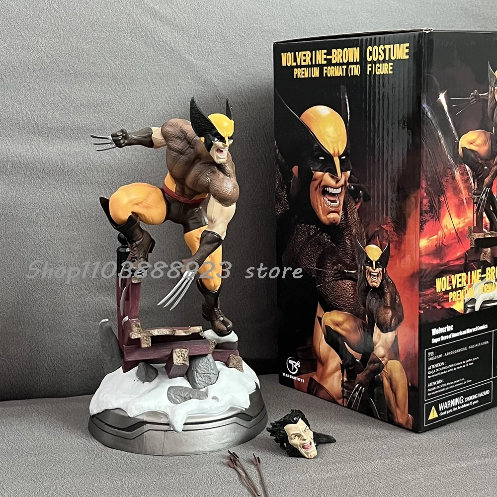 X-Men-Wolverine-Action-Figure-Anime-Wolverine-Brown-Costume-Logan-Toys ...