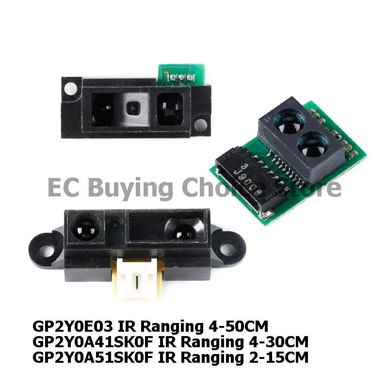 GP2Y0A41SK0F GP2Y0A51SK0F GP2Y0E03 Módulo de sensor de rango infrarrojo ...