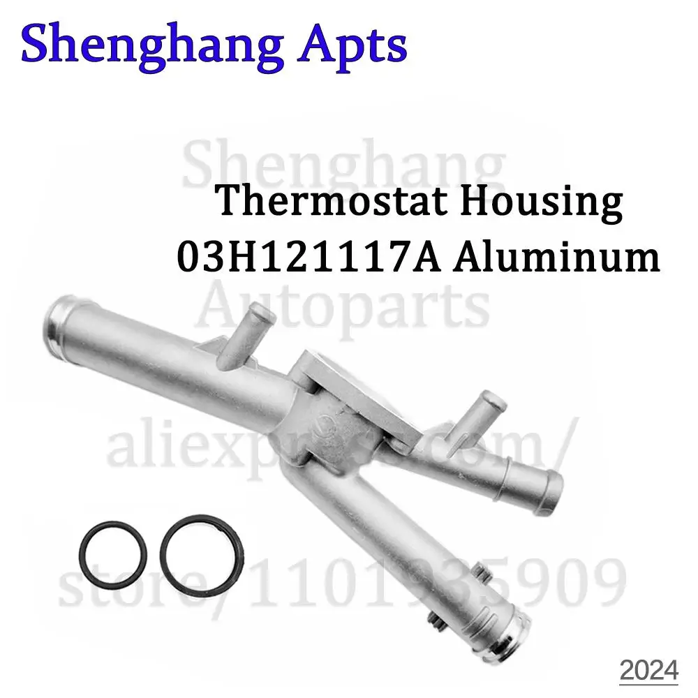 Aluminium-Engine-Coolant-Thermostat-Housing-03H121117A-03H121117L-For ...