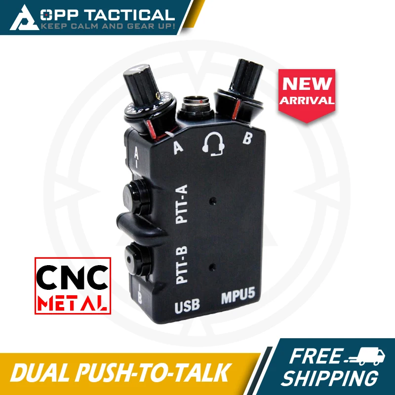 New-FCS-Tactical-MPU5-Standard-Dual-PTT-Single-and-Dual-Channel ...