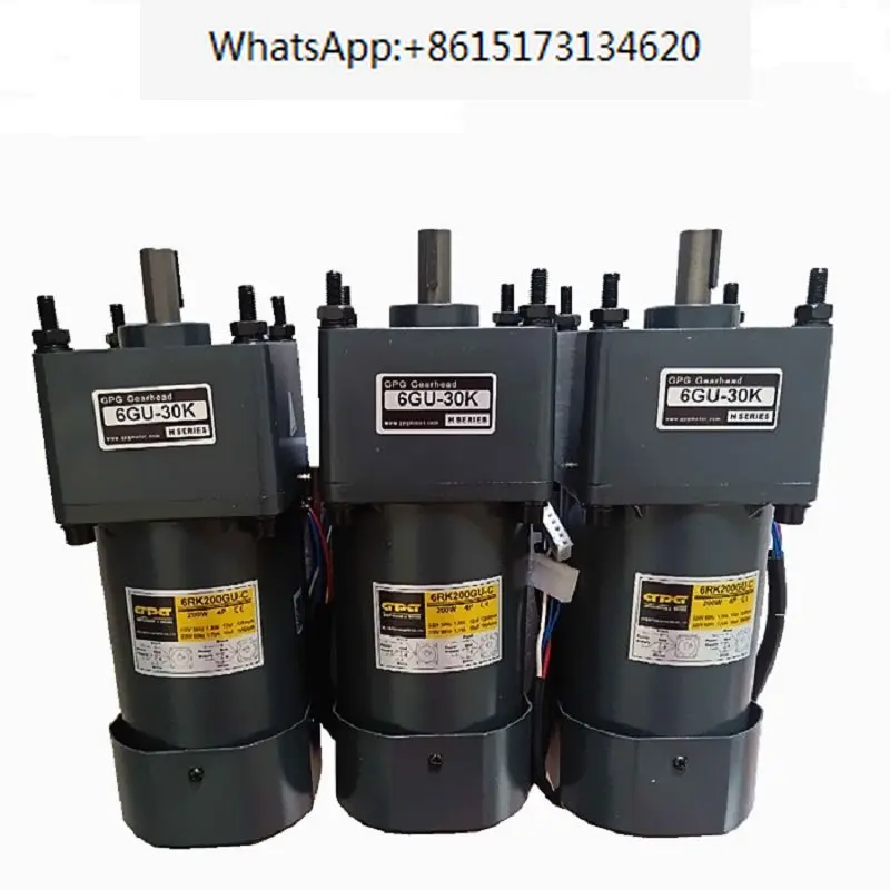 Motor-reductor-GPG-200W-6RK200GU-C-6IK200GU-S3-con-cabezal-reductor-6GU ...