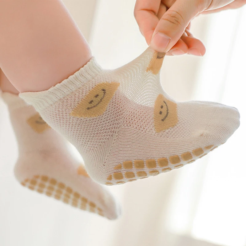 Summer-New-Antiskid-Mesh-Mid-Baby-Socks-Newborn-Toddler-Cotton-Knitted ...