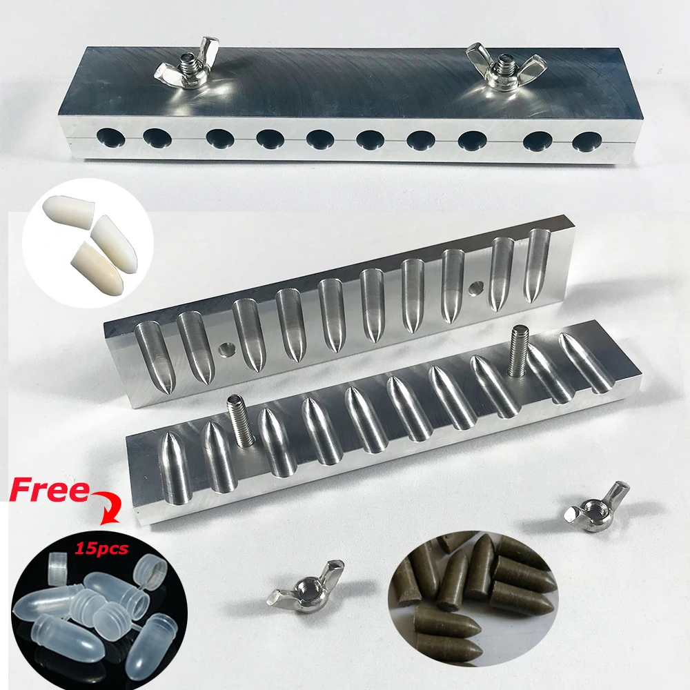 ALUMINUM-SUPPOSITORY-MOLD-10-CAVITY-Homemade-Reusable-Suppository-Mold ...